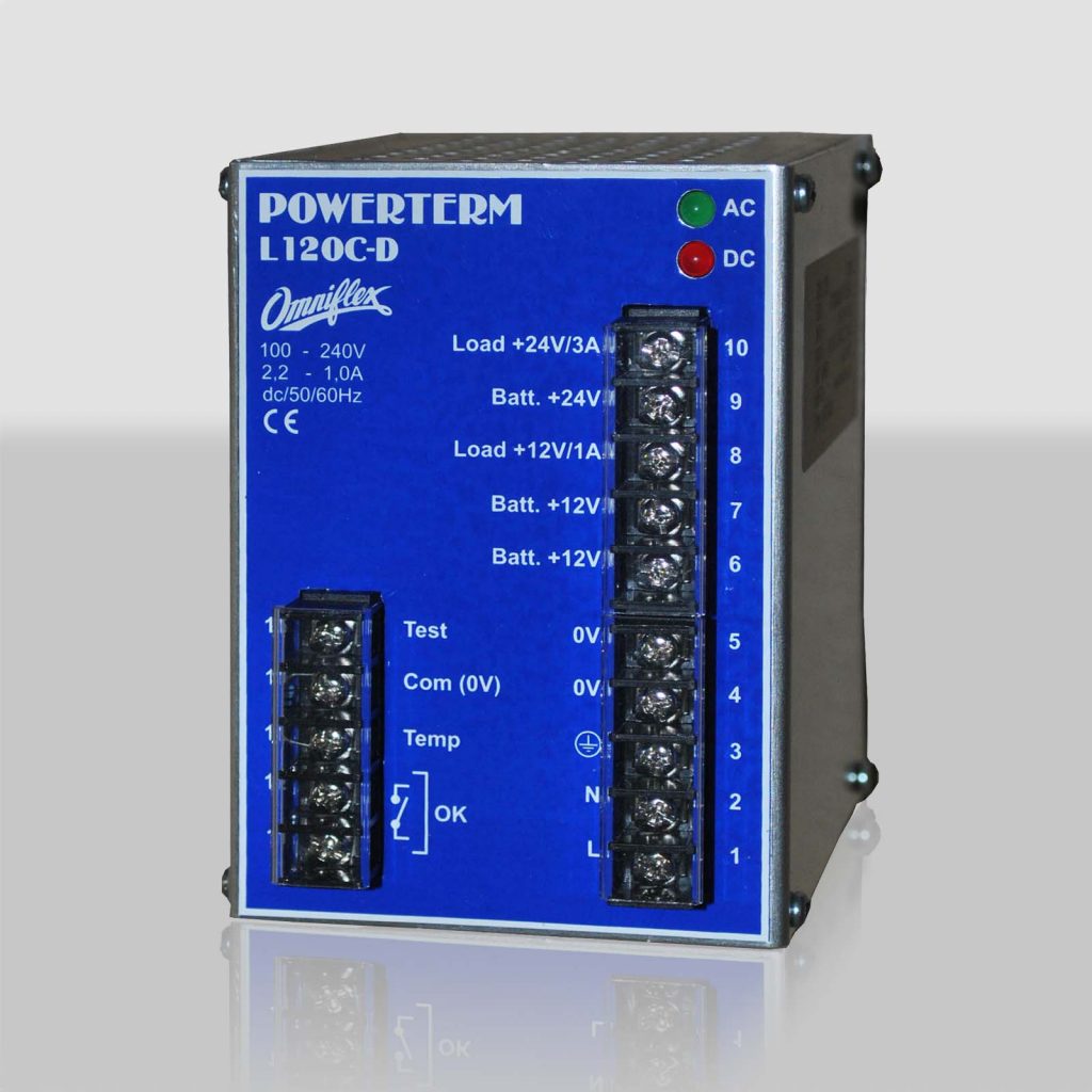 Powerterm L120C-D PSU/Charger Acin Dual V out 120W – Omniflex