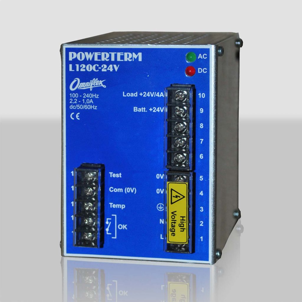 Powerterm L50C-D PSU/Charger AC in 120W – Omniflex