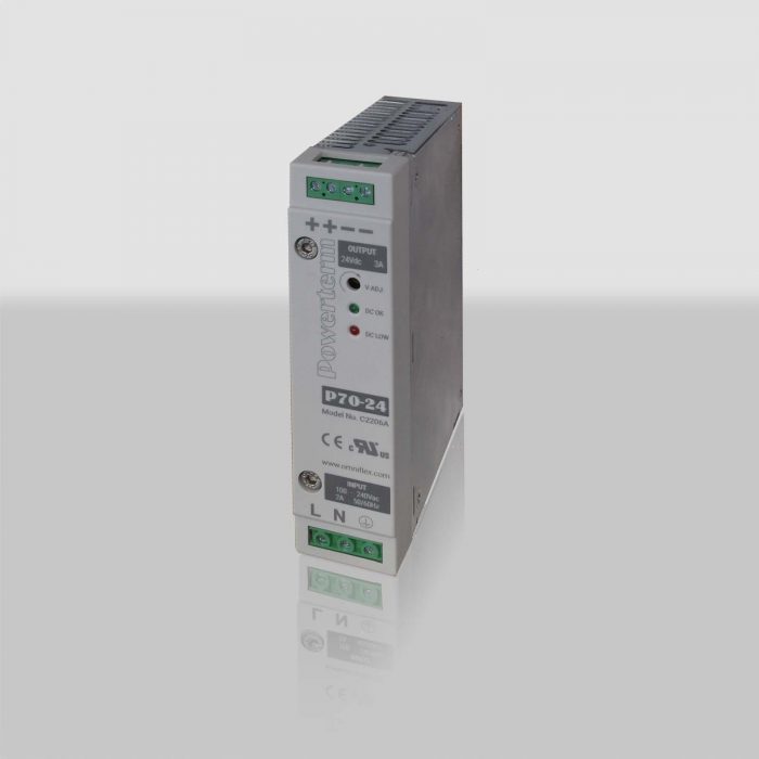 Powerterm P70-24 PSU 110-240Vac/24V 3A – Omniflex
